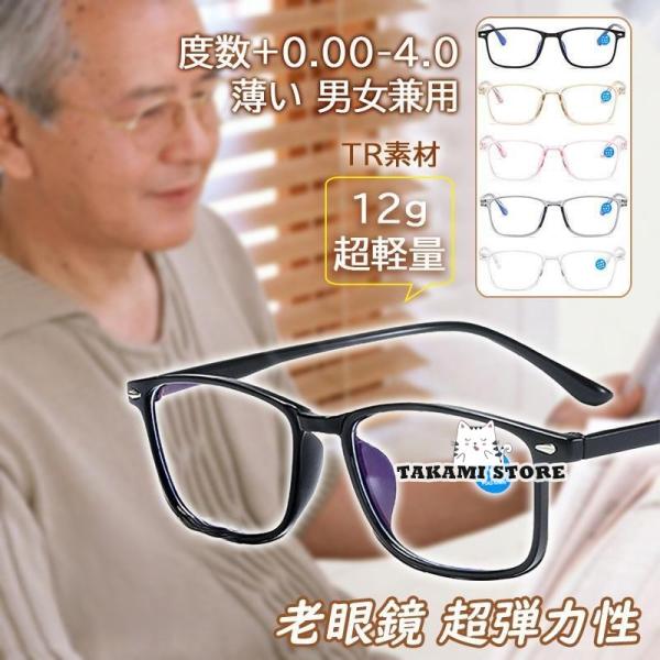 老眼度数(軽度レンズ):+0.00、+1.00、+1.50、+2.00、+2.50、+3.00、＋3.50、+4.00　【重量】 約20g ※レンズ度数により、多少変わります。【カラー】全5色（ブラック、茶色、グレー、透明、ピンク　）【材質...