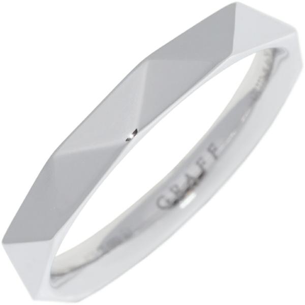 状態：小キズはありますが、大きく目立つダメージはなく、綺麗な状態です。素材：K18WG(ホワイトゴールド)GRAFF(グラフ) ブランドジュエリー 指輪