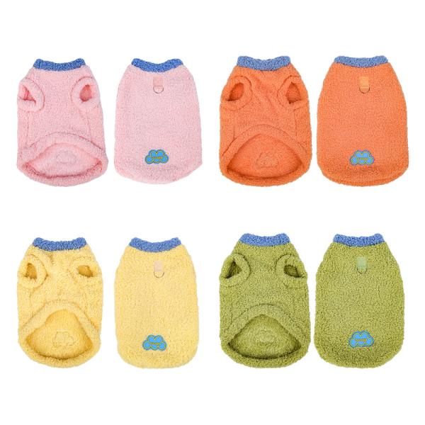 メイン素材：ポリエステルカラー：イエロー、グリーン、ピンク、オレンジ体重基準値（ご参考は、サイズ表によって選んだほうがいい）サイズ　バスト　　背丈　　　参考体重　　商品重量 XS　　    32cm      21cm 　　0.5-1.5k...