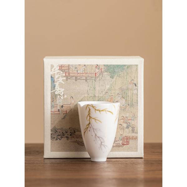 素材：セラミックサイズ：口径約4.5cm  高さ約6.4cm  容量約80ml・出来る限り実物に近いお色で画像を掲載しておりますが、ＰＣモニターなどの環境等により、若干異なる場合がございます。予めご了承ください。・実際の製品は、天候による環...