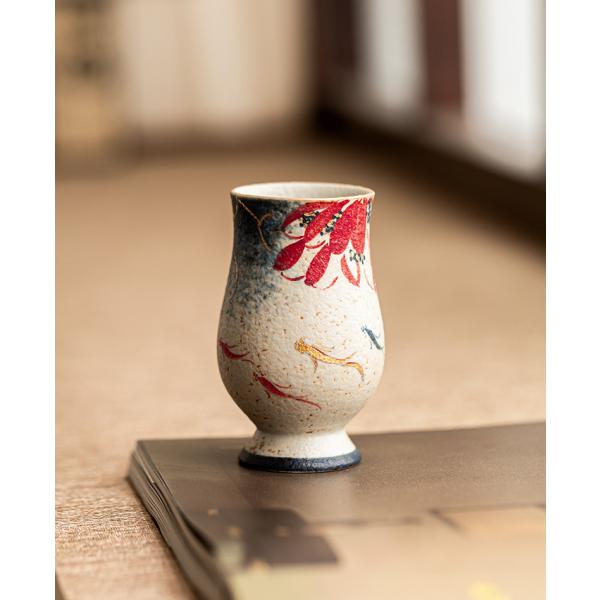 素材：セラミックサイズ：口径約5cm   高さ約8.1cm 容量約78ml・出来る限り実物に近いお色で画像を掲載しておりますが、ＰＣモニターなどの環境等により、若干異なる場合がございます。予めご了承ください。・実際の製品は、天候による環境変...