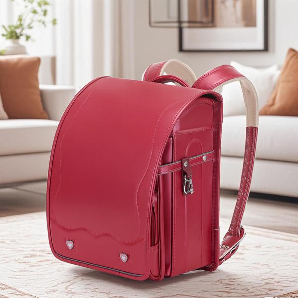 素材：PUサイズ：26*16*36cm 商品の説明【基本構造から強いランドセルに。】型崩れ防止強化加工。教科書を入れる大マチと呼ばれる部分に、形状補正樹脂を、その中央部分に鉄芯を内蔵し、型崩れや折れからランドセルを守ります。【負担がやわらぐ...