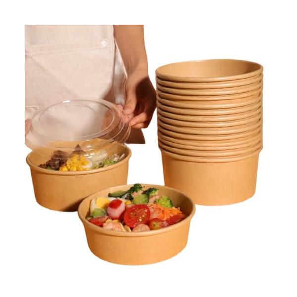 1.【容量】750ml/900ml/1000ml/1100ml/1300ml/1500ml2.おしゃれでエコな 未晒しクラフト紙製 ランチボックス、環境に優しく衛生的で、100%植物繊維なので埋めると土に還る、環境に配慮したエコ商品!3.内...