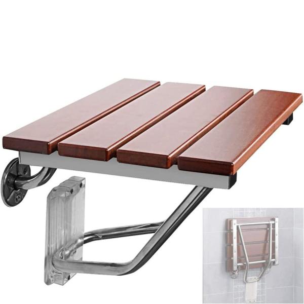 【折りたたみシャワーシート壁掛け多用途】: バスルーム、シャワールーム、病院、ロッカールーム、老人ホーム、家庭、その他の場所での使用に最適です。靴の脱ぎ履き時など、シューズキャビネットの隣の壁にある省スペースの折りたたみ式シートを実用的なヘ...