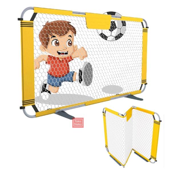 【高品質の素材】サッカーフィールドフェンスメッシュ表面は弾力性と耐摩耗性を高めた無結節メッシュで作られています。サポートフレームはスチール製で安定したサポートを提供します。表面には防錆コーティングが施されており、錆びにくく耐久性があります。...
