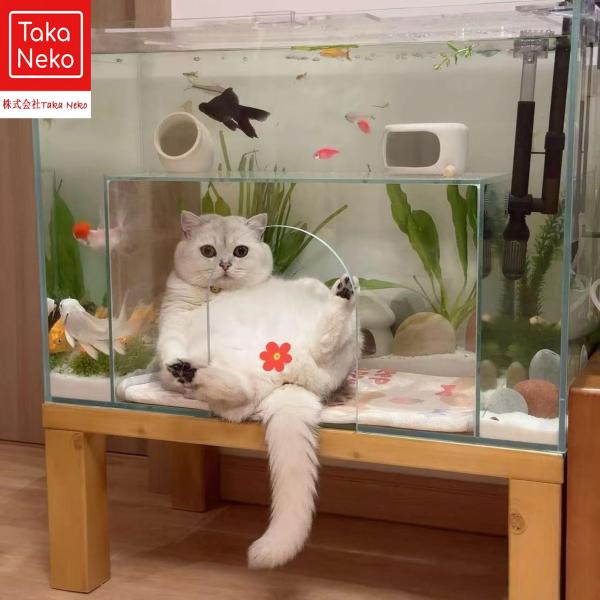 【インテリア】エレガントな外観で、家のどこにいても見栄えがします。猫やパピーにとって居心地が良いだけでなく、家に優雅さをもたらします。【適用対象】キャットハウスは、猫・ウサギ・フェレット・カワウソ・子犬をはじめ、その他の小型ペットにもご利用...