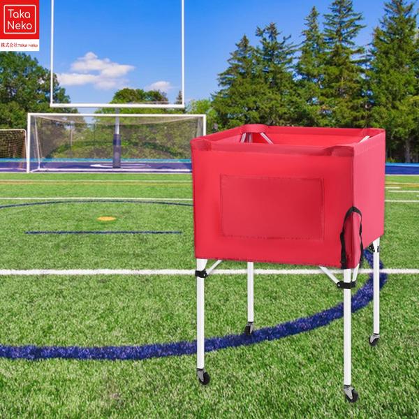 【大容量】：このポータブルスポーツボールカートは約30のサイズ5のサッカーを保持でき、チームの練習やゲームに最適です【折りたたみ＆ポータブル】：ボールストレージカートは、折りたたみや軽量で、輸送や保管を簡単にするための軽量です。自宅、学校、...