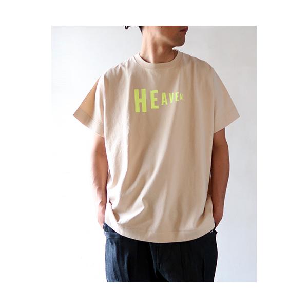 ネセサリーオアアンネセサリー カットソー Necessary or Unnecessary メンズ レディース HEAVEN TEE - BEIGE Tシャツ 90012113 メール便可