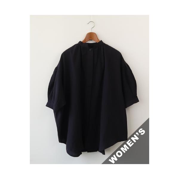 コムアーチ ブラウス comm.arch. レディース Cotton Linen Fly-Front Blouse コットンリネン フライフロントブラウス COMMARCH-BL 送料無料