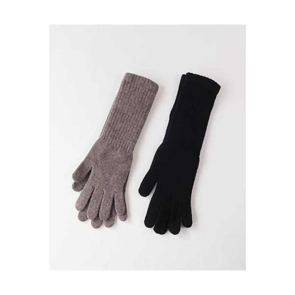 ウィリアムブラントン 手袋 WILLIAM BRUNTON レディース Lambswool long gloves ロンググローブ DI1425371 メール便可