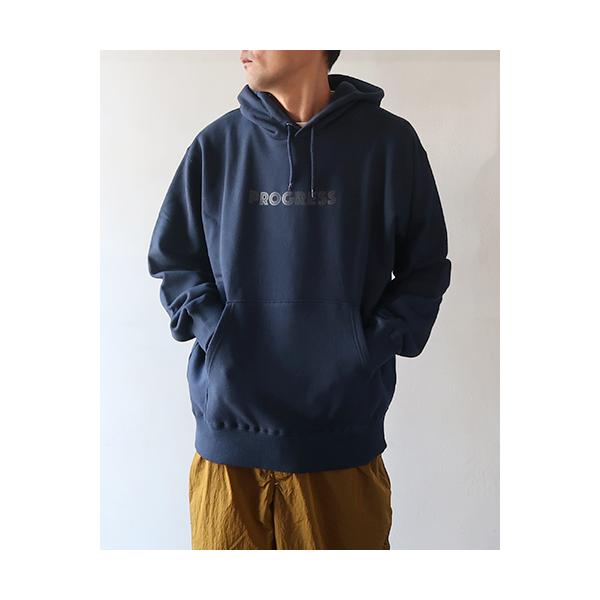 プログレスランニングクラブ パーカー PROGRESS RUNNING CLUB メンズ  PROGRESSION HOODIE - NAVY プログレッションフーディー PRC-HD