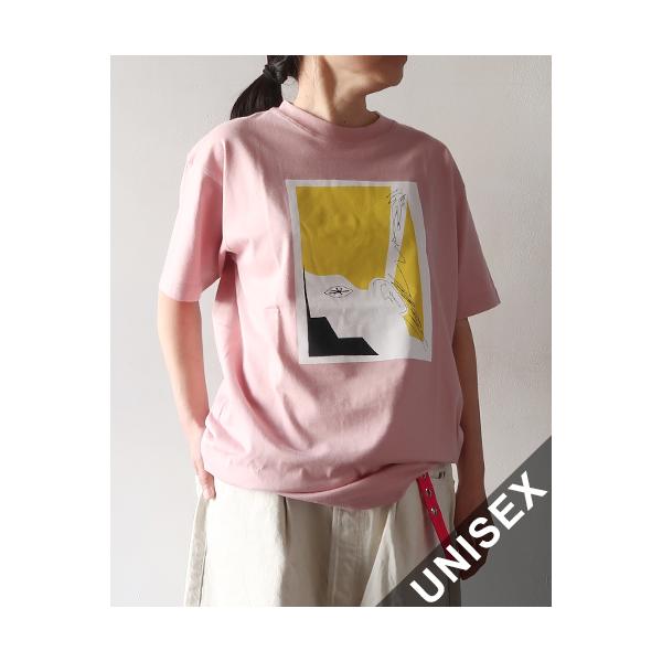 プログレスランニングクラブ カットソー PROGRESS RUNNING CLUB × LIKE THE WIND Magazine メンズ レディース SHORT SLEEVE TEE - PINK PRC-SST2メール便可