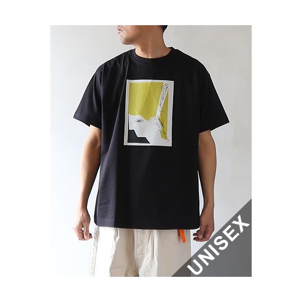 プログレスランニングクラブ カットソー PROGRESS RUNNING CLUB × LIKE THE WIND Magazine メンズ レディース SHORT SLEEVE TEE - BLACK PRC-SST2メール便可