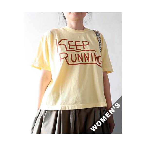 ザデイオンザビーチ カットソー THE DAY ON THE BEACH レディース Comfort Boxy-T "Keep Running" コンフォート ボクシー Tシャツ TD-260514 メール便可
