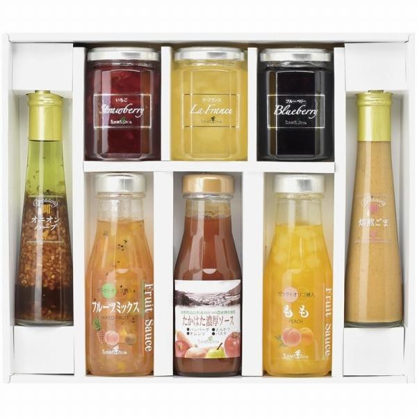 「素材の持ち味を大切に」をコンセプトに、恵まれた自然環境の中で、真心こめた食品づくりをしている「たかはたファーム」のこだわりのギフトセットです。●商品内容:フルーツソース（フルーツミックス・もも）（各215g）・たかはた濃厚ソース（210g...