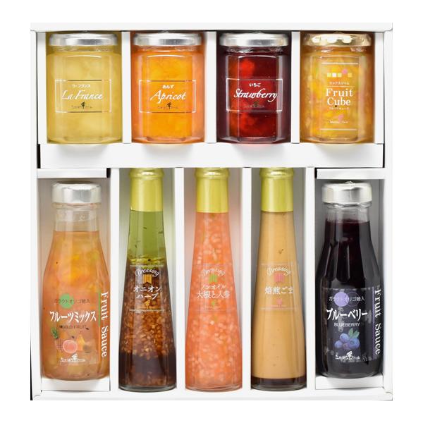 「素材の持ち味を大切に」をコンセプトに、恵まれた自然環境の中で、真心こめた食品づくりをしている「たかはたファーム」のこだわりのギフトセットです。【内容】フルーツソース ブルーベリー 220g ・フルーツソース フルーツミックス 215g ・...