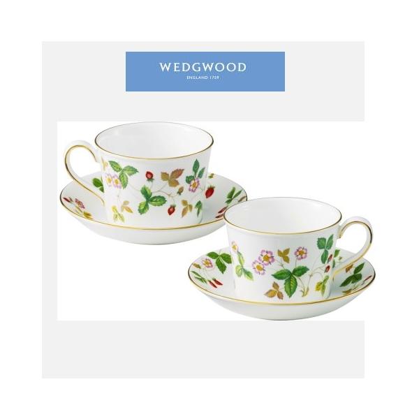 WEDGWOOD　ウェッジウッド(ワイルドストロベリー)ティーカップ＆ソーサーペア(デルフィ) サイズ(カップ)： W110×φ88mm×H60mm(満水200cc) サイズ(ソーサー)： φ140×H23mm 材　質： ウェッジウッド・フ...