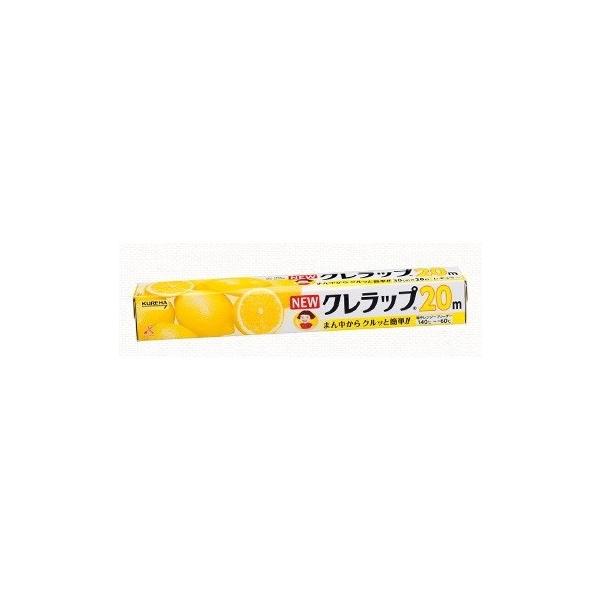 クレハ化学　NEWクレラップレギュラー 30CMX20M商品説明 クレラップは日本で最初に発売された家庭用食品包装ラップです。【クレハカット】ＮＥＷクレラップはV字型の刃なので、箱を内側にクルッと回すと、ラップがまん中からスパッと切れます。...