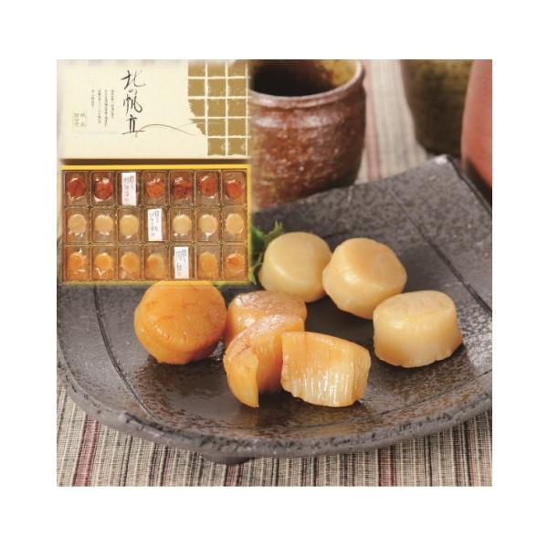 セット内容 帆立燻油漬・ソフト貝柱・帆立関白／各７粒賞味期間 ; 常温 90日（メーカー製造日より）お届け日 御注文から7〜10日前後で常温にてお届けします