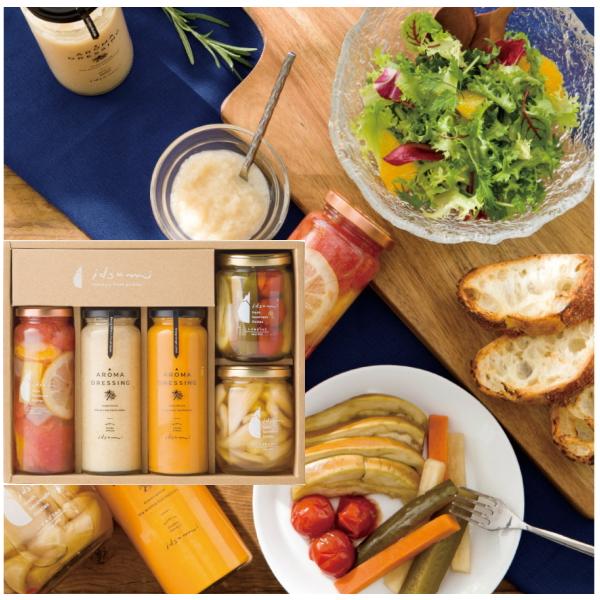 大阪・泉州の野菜を中心に選りすぐりの食材を丁寧に手作りで加工。毎日の食卓をヘルシーに彩ります。■箱サイズ　27×22×7.5cm・80サイズ・2300g ■商品詳細　水なすピクルス和風mixプレミアム220g・泉州玉ねぎピクルス和風220g...