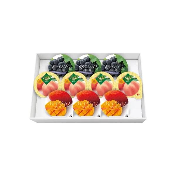 【発売日：2026年06月01日】●品名/スイーツ ギフト お菓子 詰め合わせ 金澤兼六製菓 サマーギフトゼリー TKK-15N ●商品内容/桃ゼリー 52g×4個、巨峰ゼリー 52g×3個、マンゴーゼリー 52g×3個●商品サイズ/約31...