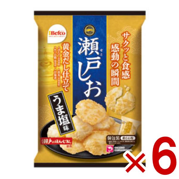 サクッと軽やか食感のうま塩味の揚げせん東北を除く本州・四国・九州は送料無料！北海道・沖縄は別配送不可、東北は別途送料200円がかかります。瀬戸しおうま塩味 栗山米菓瀬戸の汐揚 瀬戸しお 塩煎餅 塩せんべい 塩煎餅 塩揚げせん あげせん 揚げ...