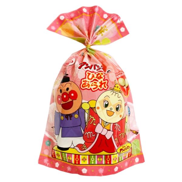 飾って楽しめる、スタンディング型の巾着タイプ。20袋入×2まで１個口の送料でお送りできます。北海道・沖縄は配送不可です。ひなあられ アンパンマン ひなあられ 栗山米菓 あられ くりやま ベフコ Befco 巾着アンパンマンひなあられ 巾着 ...