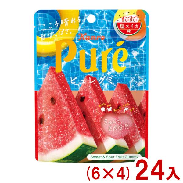 夏らしい爽やかな美味しさが楽しめるピュレグミの塩スイカ味東北を除く本州・四国・九州は送料無料！北海道・沖縄は配送不可、東北は別途送料200円(税別)がかかります。ピュレグミ スイカ ピュレグミ すいか すいかグミ スイカグミ 西瓜 グミ フ...