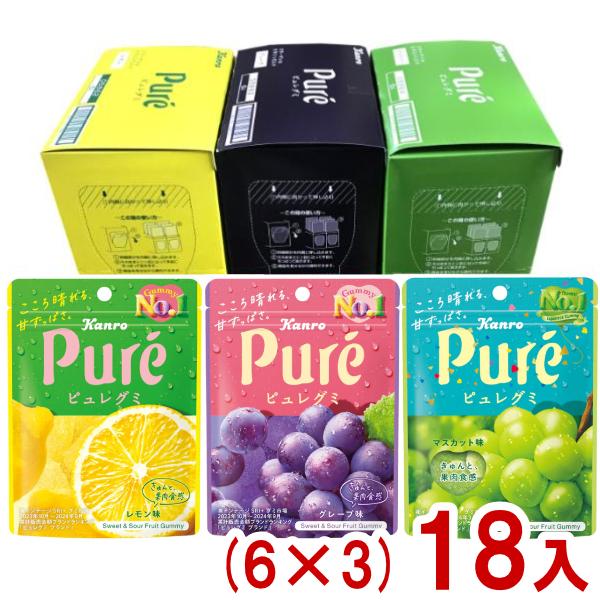 爆買 甘ずっぱい果実のおいしさと果肉食感東北を除く本州・四国・九州は送料無料！北海道・沖縄は配送不可、東北は別途送料200円(税別)がかかります。ピュレグミ ぴゅれグミ 箱 グレープ マスカット レモン グミプュレグミ ピュレグミ 可愛い ...
