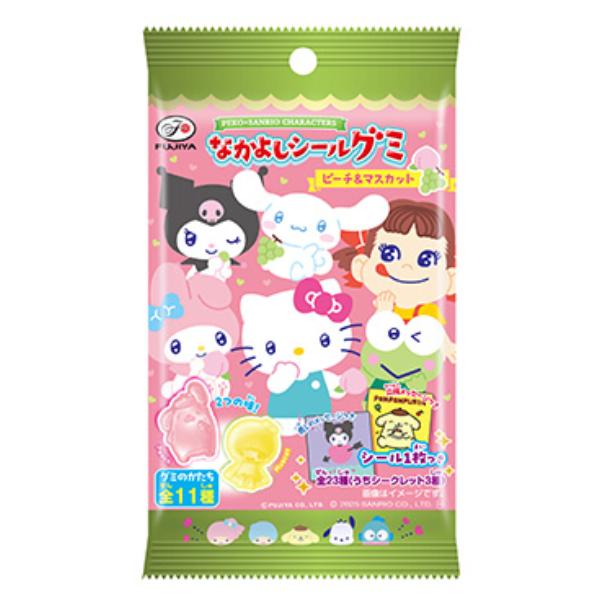 爆買 コレクションシール付きグミ20入×16まで１個口の送料の送料でお送りできます！北海道・沖縄は配送不可です。不二家なかよしシールグミ 不二家 ふじや ６粒ペコ×サンリオキャラクターズなかよしシールグミ ペコ×サンリオキャラクターズ なか...