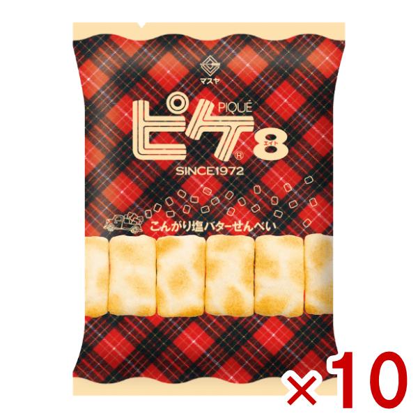 爆買 ふわっと広がるバターの風味が後を引くやめられない美味しさ東北を除く本州・四国・九州は送料無料！北海道・沖縄は別配送不可、東北は別途送料200円がかかります。ピケエイト お菓子 塩バターせんべい マスヤ 塩バター 煎餅 せんべい 米菓 ...