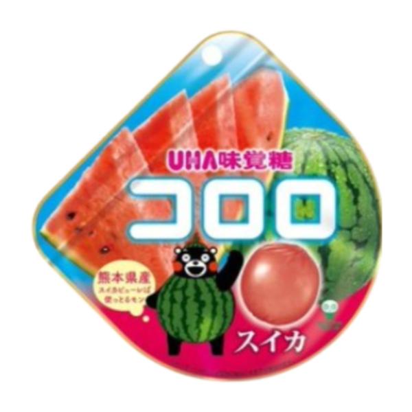 果実そのものを食べるようなジューシー感と果汁感の新食感グミ6入×12まで１個口の送料でお送りできます！北海道・沖縄は配送不可です。UHA味覚糖コロロ スイカ スイカグミ すいかグミ フルーツグミ コロログミ UHA コロロ UHA味覚糖 コ...