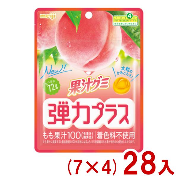 果汁100、素材の色そのままのくだものグミ東北を除く本州・四国・九州は送料無料！北海道・沖縄は配送不可、東北は別途送料200円(税別)がかかります。果汁グミ 弾力プラス 桃 ピーチグミ 桃グミ ももグミ モモグミ フルーツグミ 明治 果汁グ...