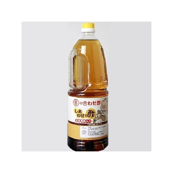 【まるしげ】しあわせで酢 1.8L×2本玄米黒酢入り。熟成1年の黒酢入りの合わせ酢になります。根昆布をそのまま入れて漬けておくことにより、よりコクと旨みがお酢の中に溶け出し非常に昆布のダシがきいた調味酢になってます。使用方法例薄く切った野菜...