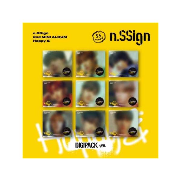 【2/16 韓国発売】【予約】n.SSign エヌサイン 2ND MINI ALBUM【Happy &amp;】Digipack ver. 2集 ミニ アルバム Channel A ABEMA 日韓男女 グローバル オーディションプ ロジェ...