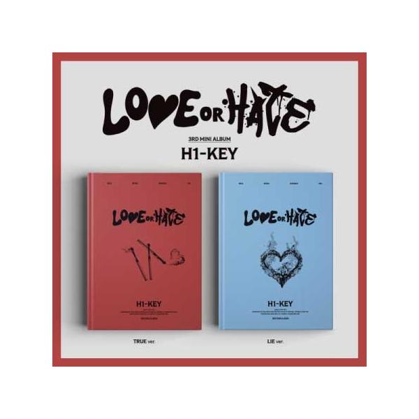 【2024/6/19 韓国発売】【予約】H1-KEY ハイキー 3RD MINI ALBUM【LOVE or HATE】3集 ミニ アルバム ハイキ ソイ リイナ イェル フィソ【韓国版】韓国音楽チャート反映 【送料無料】【日本国内発送】発...