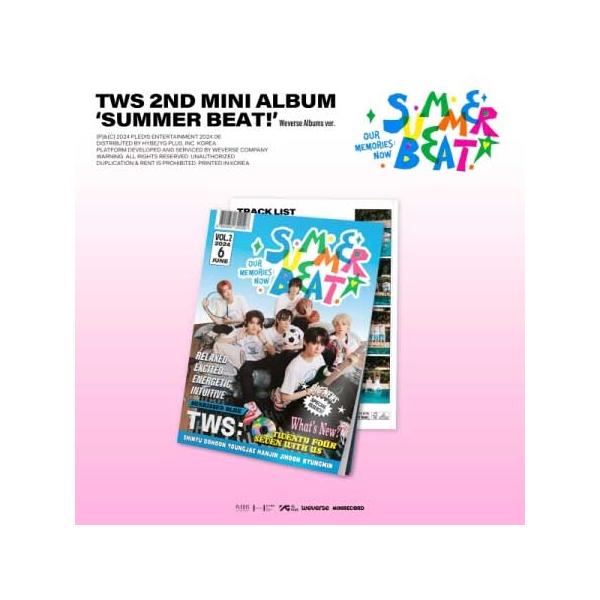 【2024/6/24 韓国発売】【予約】TWS トゥアス 2ND MINI ALBUM【SUMMER BEAT!】Weverse Albums ver. 2集 ミニ アルバム 韓国版 SEVENTEEN セブンティーン 弟分 後輩 シニュ ...