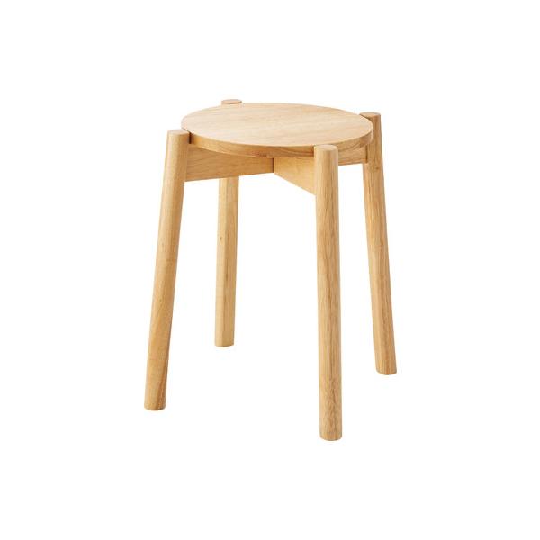 【ホワイトデーギフトにどうぞ！】 ハウジング 東谷 スツール・チェア HOW-008NA 検索用カテゴリstool スツール 椅子 イス 木製 スタッキング可 積み重ね 天然木 シンプル おしゃれ 北欧 韓国インテリア ナチュラル 軽量