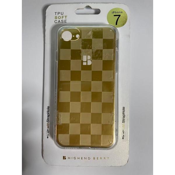 商品詳細〔iPhone 7用：背面ケース ストラップホール付〕高品質なTPU素材、両サイドにケース一体型ストラップホール付き。■ 日本では 市松模様 と呼ばれ江戸時代から親しまれ、最も有名なチェックの一つです。 世代を問わずに使用出来るシン...