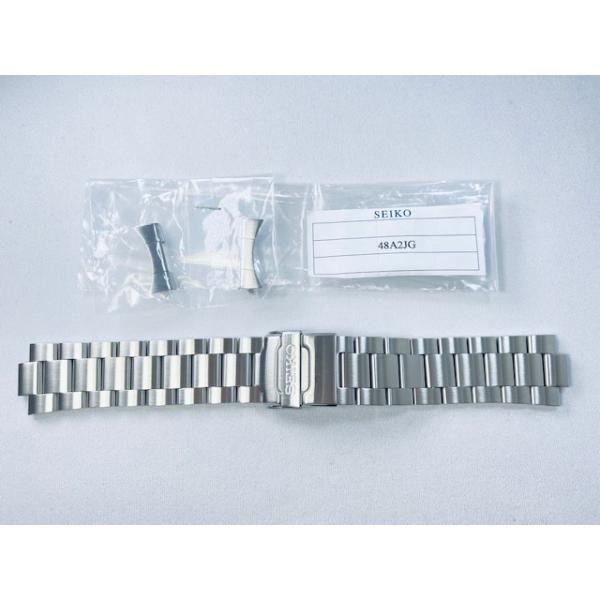ブランド：セイコー商品状態：新品型番：48A2JGサイズ：A(全長)：約170mm / B(ラグ幅)：22mm / コマ凸部：10mm素材：ステンレス専用バネ棒：S220CS（別売り）SNA225PC/7T62-0CV0、SDWE19P1/...