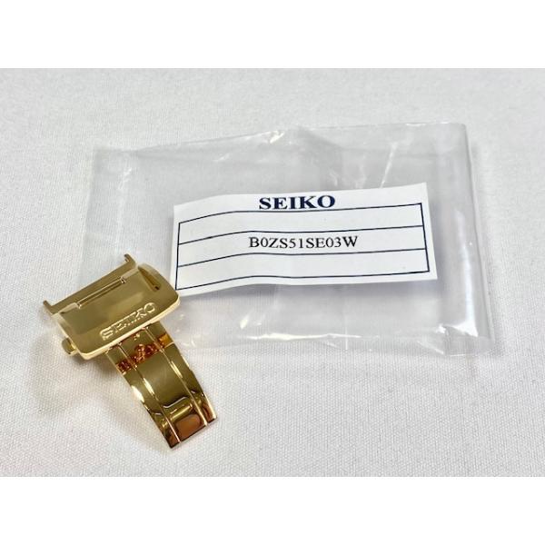 ブランド：セイコー プロスペックス商品状態：新品型番：B0ZS51SE03W素材：ステンレススティール尾錠取り付け幅：18mm（ゴールド）SBDC136/6R35-00E0、SBPY108/V175-0BP0用のバンドの純正Dバックルです。...