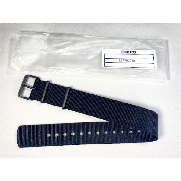ブランド：セイコー 5 スポーツ商品状態：新品型番：L0FP02CM0サイズ：A(全長)：約300mm / B(ラグ幅)：22mm素材：ナイロン色：ブラック（尾錠/遊環：ブラック）専用バネ棒：T220CS（別売り）SBSA025/SBSA1...