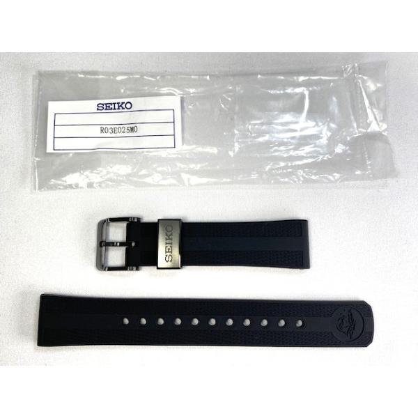 ブランド：プロスペックス商品状態：新品型番：R03E025M0サイズ：A(12時側)：約75mm / B(6時側)：約135mm / C(尾錠幅)：18mm / D(ラグ幅)：20mm素材：シリコン色：ブラック（尾錠/遊環：ブラック）専用バ...