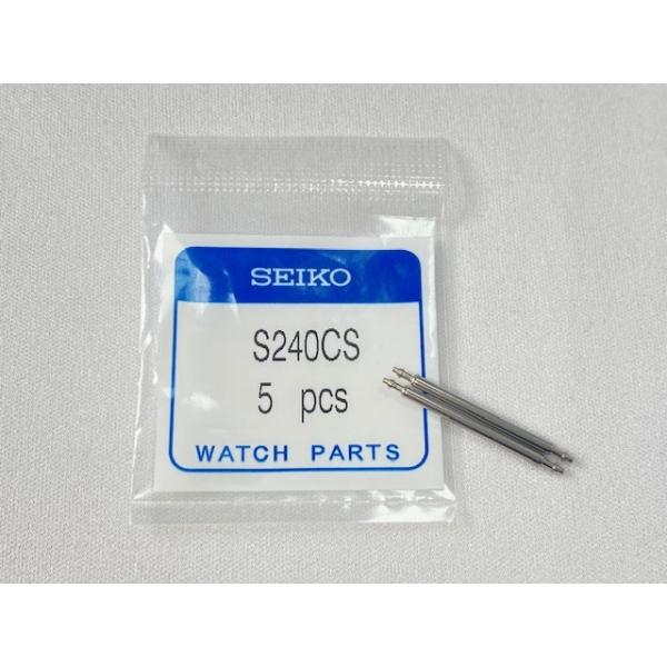 ブランド：セイコー商品状態：新品型番：S240CS素材：ステンレススティールサイズ：全長：約27mm / 直径：約1.8mm24mm用のバネ棒です。新品未使用品です。（写真は見本撮りです。）画像に写っている袋は付属しません。サイズや種類にお...