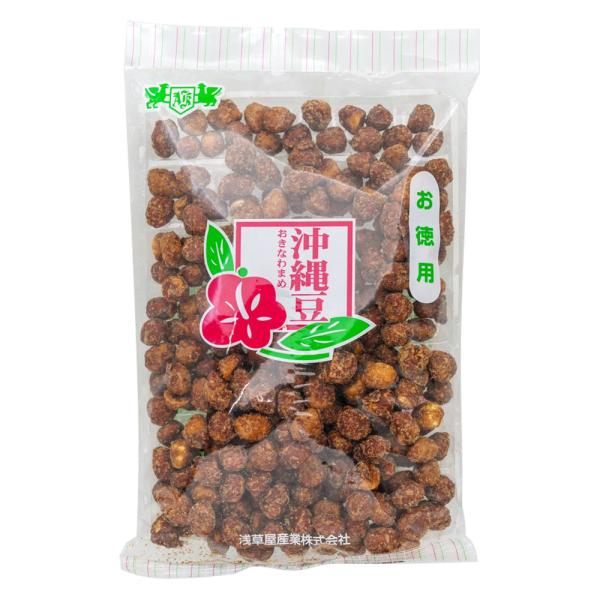 深煎りした落花生をミネラル豊富な黒糖で味付けしました。蜂蜜も入っているから美味しい！