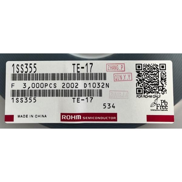 メーカー：ロームカテゴリー：ダイオード電圧 - DC逆方向（Vr）（最大）:80 V電流 - 平均整流（Io）:100mA実装タイプ：SOD-323F※RoHS対応品