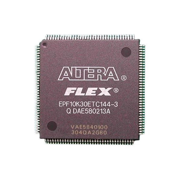 メーカー： ALTERA(現　intel)製品概要：FPGAI/O数：102RAMビット総数：24576論理素子/セル数：1728パッケージ：144-LQFP