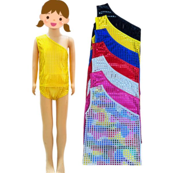 素材：ポリエステル・ホログラム加工セット内容：格子模様　ホログラム加工　ワンショルダー　タンクトップ　トップスカラー：8色商品説明：ホログラム加工ワンショルダートップス、8色、4サイズに展開、前と後の区別がないので、肩出しは左右ともok。光...