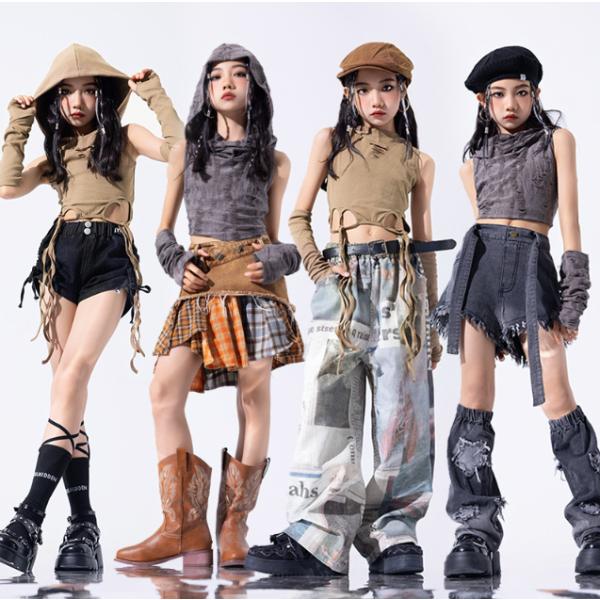 【大量注文対応・お取り寄せ商品】セット内容：タイプによって異なるため画像をご確認下さい。【 単品orセット】お取り寄せ品 大量注文対応 HIPHOP 舞台 ステージ イベント 発表会保育園小学校中学校学園祭体操 練習着演出服 110 120...