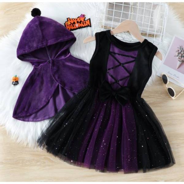 お取り寄せ商品【マント+ワンピース】ベビー きぐるみ パジャマ キッズ ロンパース 男の子 女の子 防寒 部屋着 ハロウイン変身 幼稚園 パーティーハロウィン時期に、赤ちゃんの仮装用サロペットです♪この一枚があれば、きっと色々なシーンで活躍...